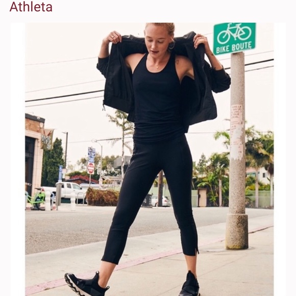 Athleta | Pants & Jumpsuits | New With Tag Athleta Stella Crop Pant ...